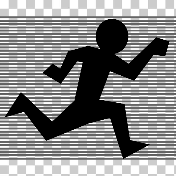 Free: SVG Bandit running vector image - nohat.cc