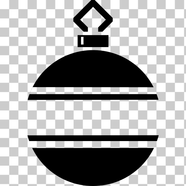 Free: SVG Bauble silhouette - nohat.cc