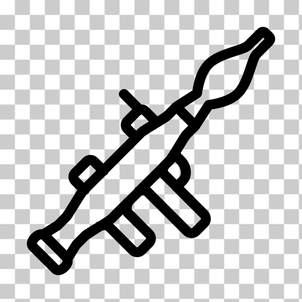 Free: SVG Bazooka vector sketch - nohat.cc