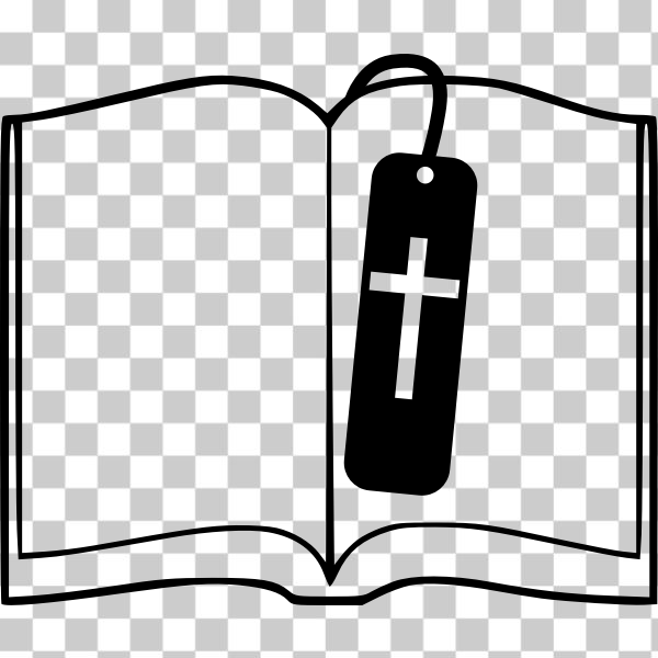 Free: SVG Bible and bookmark vector clip art - nohat.cc