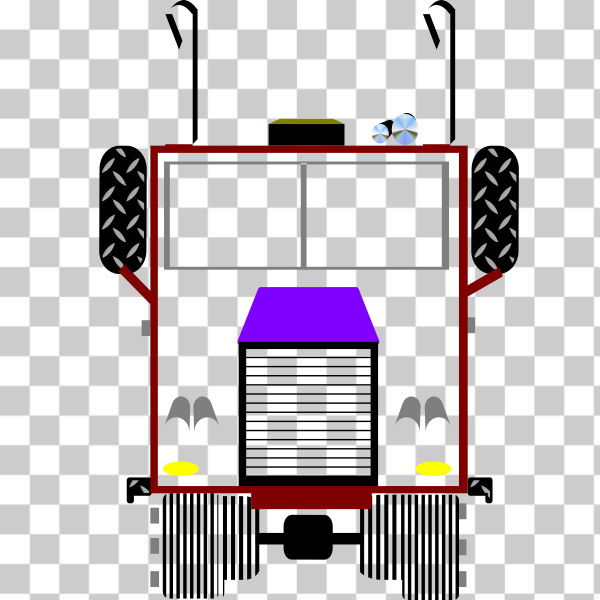 Free: SVG Big rig truck vector clip art - nohat.cc