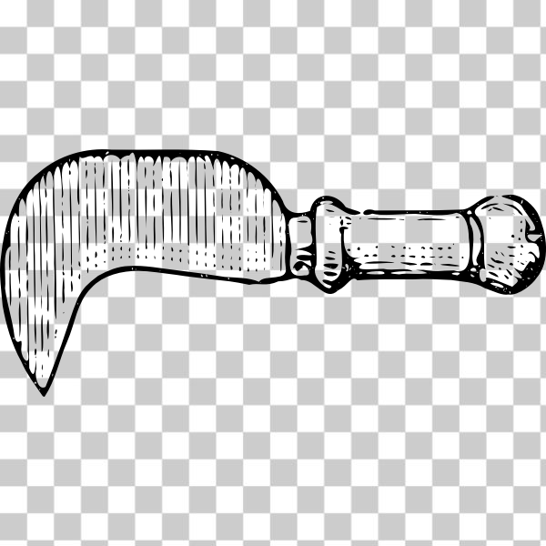 Free: SVG Billhook vector drawing - nohat.cc