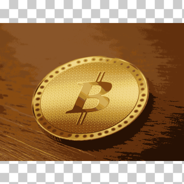 Free: SVG Bitcoin symbol vector image - nohat.cc