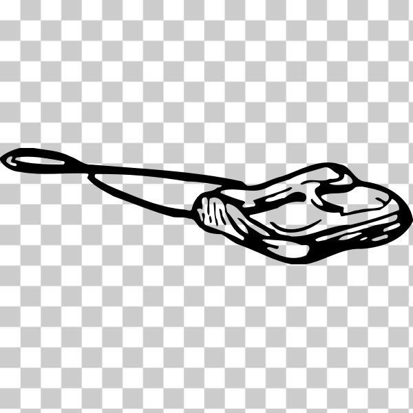 Free: SVG Black and white satchel vector image - nohat.cc