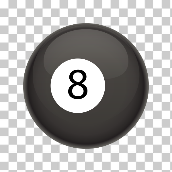 Free: SVG Black pool ball - nohat.cc