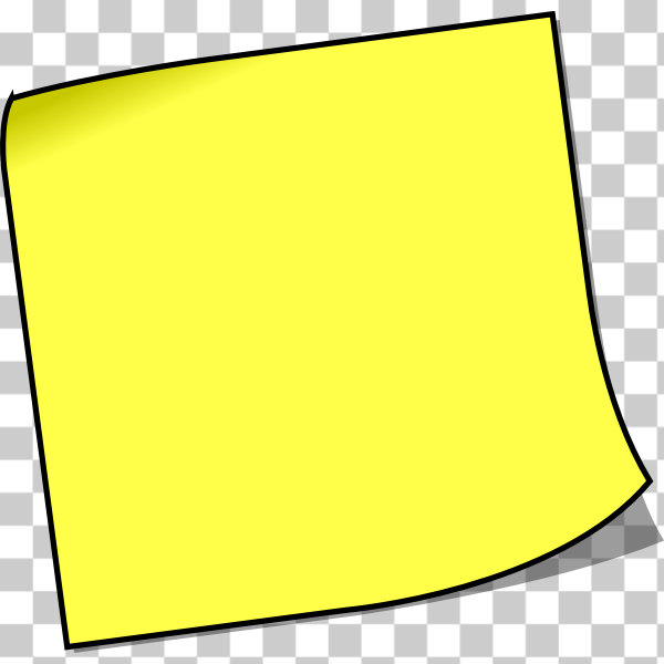 Free: SVG Blank sticky note - nohat.cc