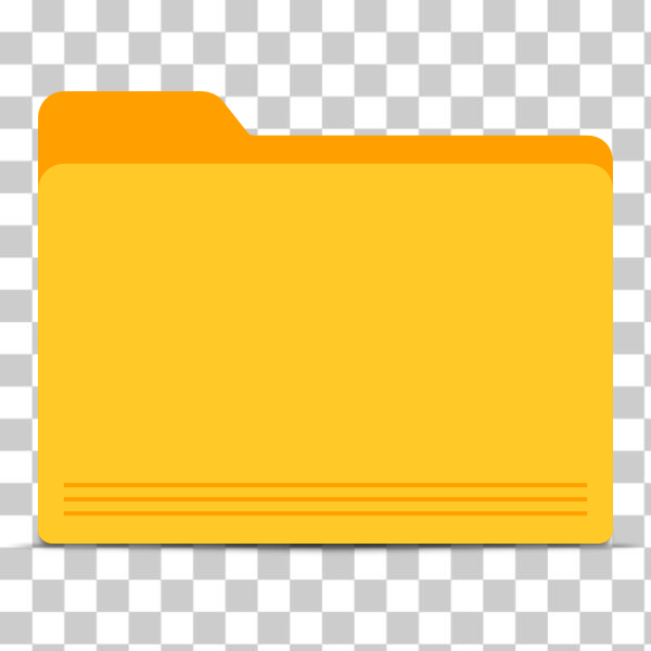 Free: SVG Blank yellow folder - nohat.cc