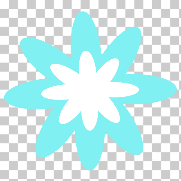 Free: SVG Blue Burst Flower - nohat.cc