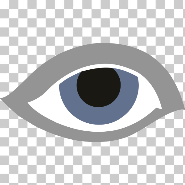 Free: SVG Blue eye vector drawing - nohat.cc