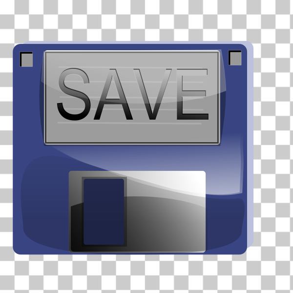 Free: SVG Blue floppy disc - nohat.cc