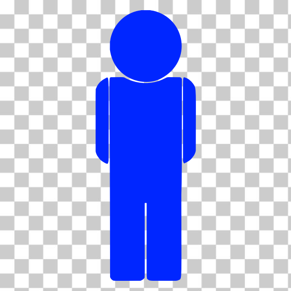 Free: SVG Blue male icon - nohat.cc
