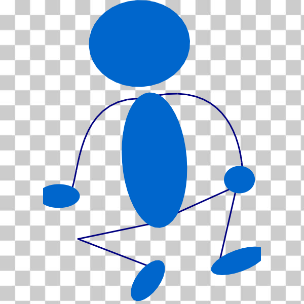 Free: SVG Blue man icon - nohat.cc