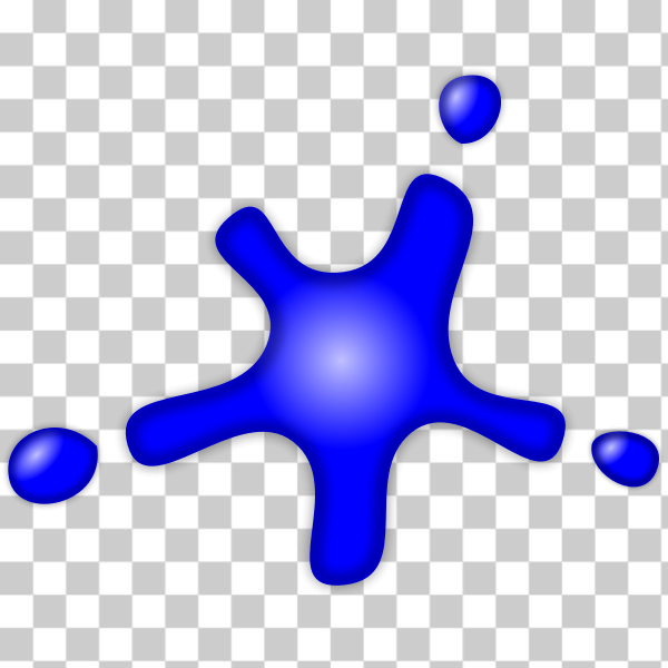 Free: SVG Blue splat - nohat.cc