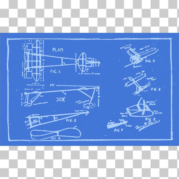 Free: SVG Blueprint of an Airplane - nohat.cc