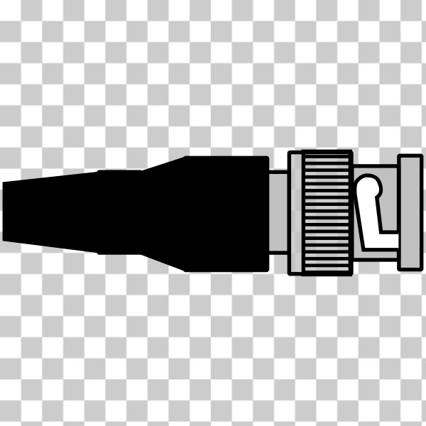 Free: SVG BNC male plug vector image - nohat.cc