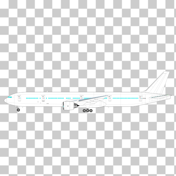 Free: SVG Boeing 777 Vector Graphics - nohat.cc
