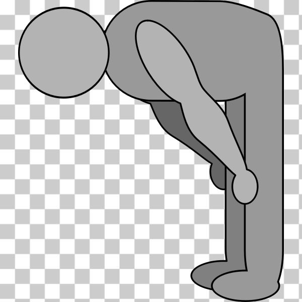 Free: SVG Bowing figure - nohat.cc