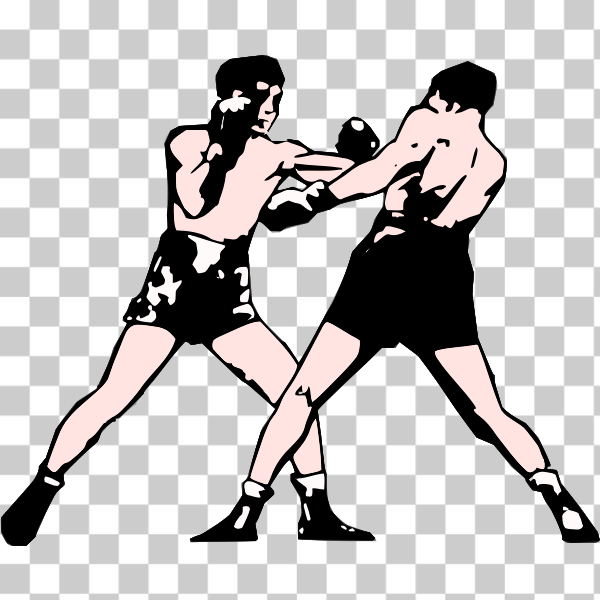Free: SVG Boxers vector illustration - nohat.cc