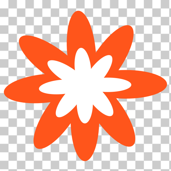 Free: SVG Burst flower vector illustration - nohat.cc