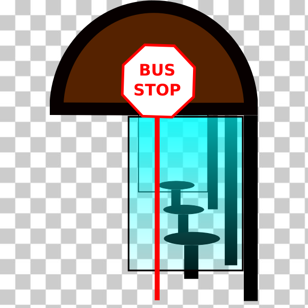 Free: SVG Bus Stop Vector - nohat.cc