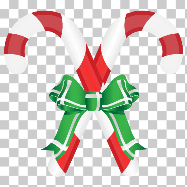 Free: SVG Candy canes and ribbon - nohat.cc