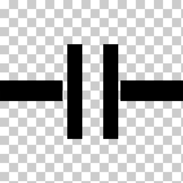 Free: SVG Capacitor symbol image - nohat.cc