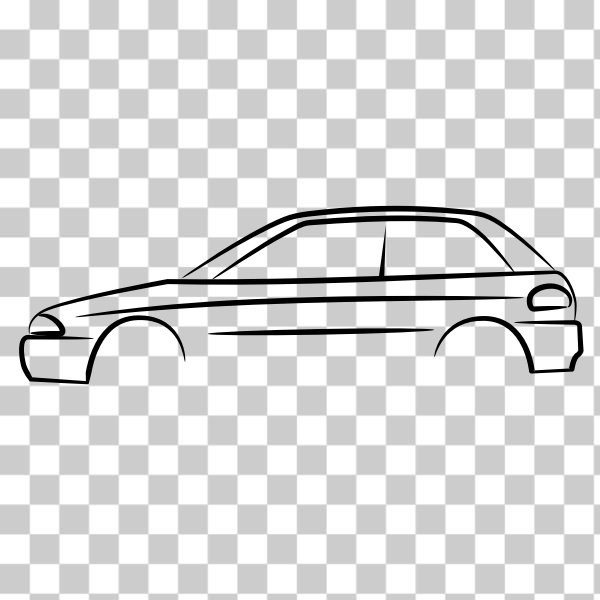 Free: SVG Car outline vector clip art - nohat.cc
