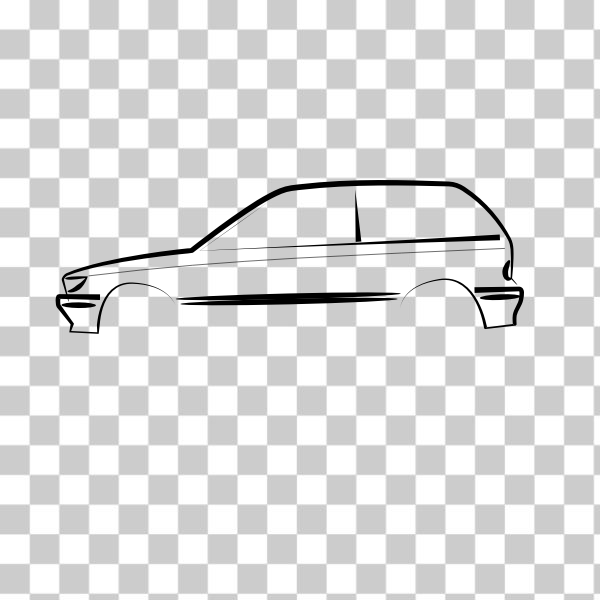 Free: SVG Car outline vector graphics - nohat.cc