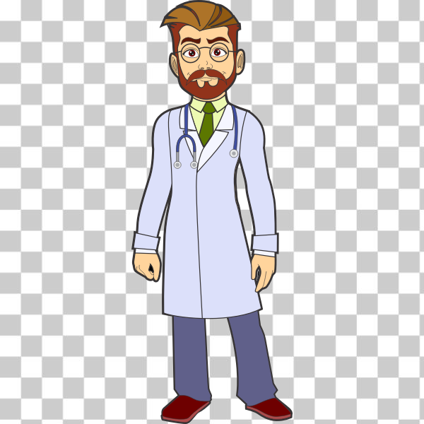 Free: SVG cartoon drawing man with beard - nohat.cc