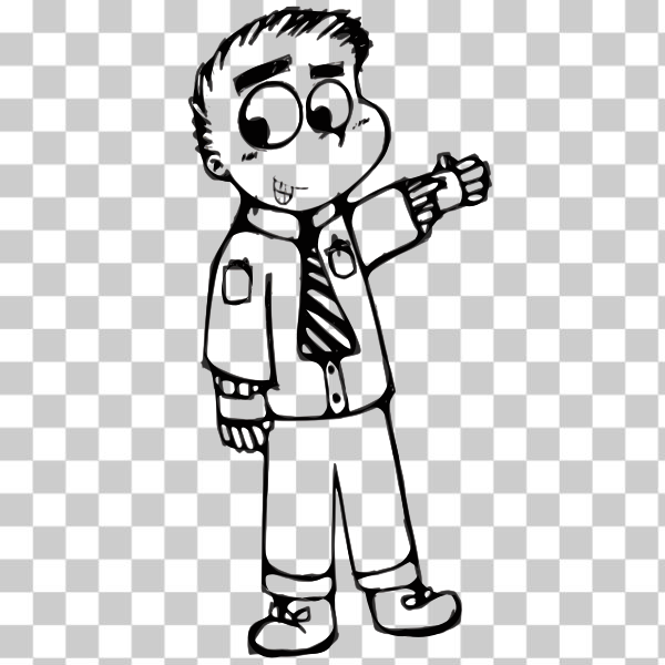 Free: SVG Cartoon guy - nohat.cc