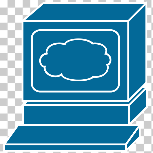 Free: SVG Cartoon PC icon vector clip art - nohat.cc