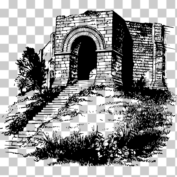 Free: SVG Castle Gate Drawing - nohat.cc