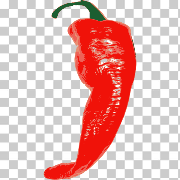 Free: SVG Cayenne red chili pepper - nohat.cc
