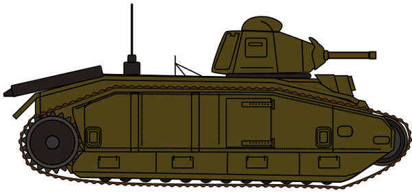 Free: SVG Char B1 bis tank - nohat.cc
