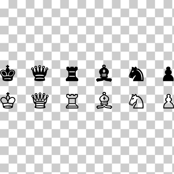 Free: SVG Chess symbols set - nohat.cc