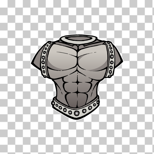 Free: SVG Chest shield vector - nohat.cc