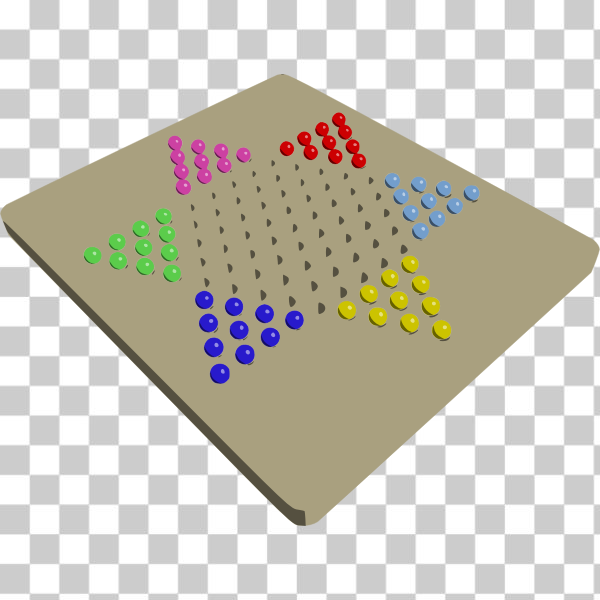Free: SVG Chinese checkers game board vector image - nohat.cc