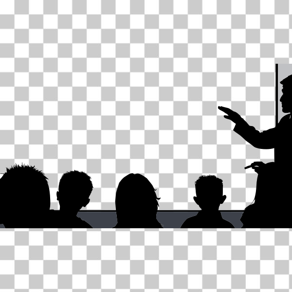 Free: SVG Classroom silhouette image - nohat.cc