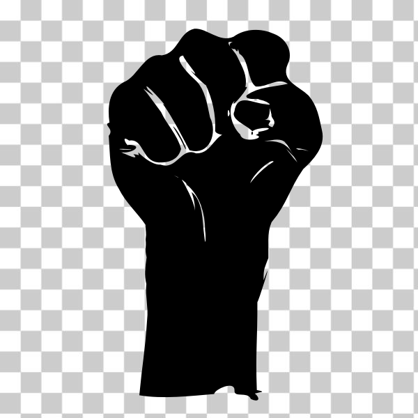 Free: SVG clenched fist-1574099311 - nohat.cc