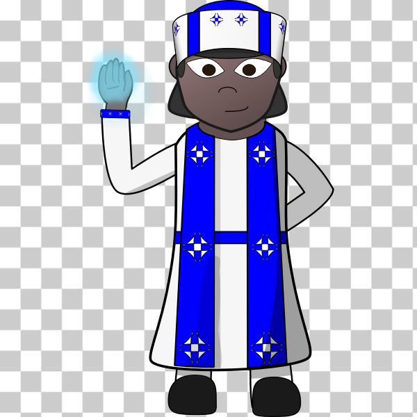 Free: SVG Cleric vector image - nohat.cc