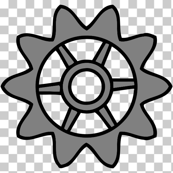 Free: SVG Cogwheel - nohat.cc