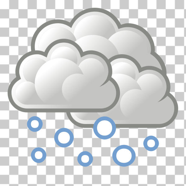 Free: SVG Color weather forecast icon for snow vector image - nohat.cc