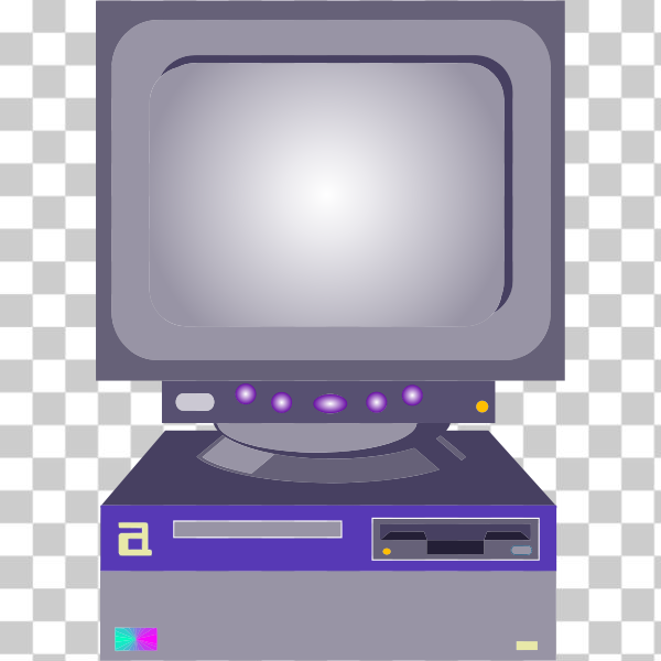 Free: SVG Colorful computer - nohat.cc