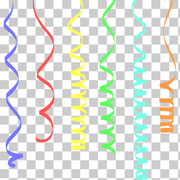 Free: SVG Colorful Streamers - nohat.cc