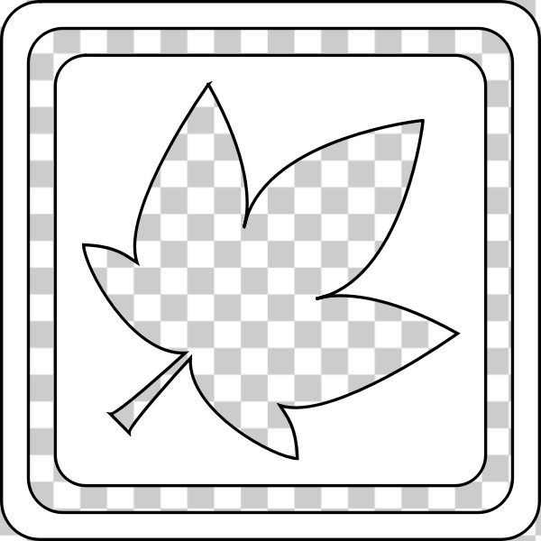 Free: SVG Coloring book leaf vector image - nohat.cc