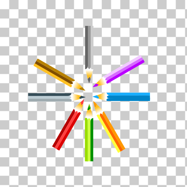 Free: SVG Colour pencils - nohat.cc
