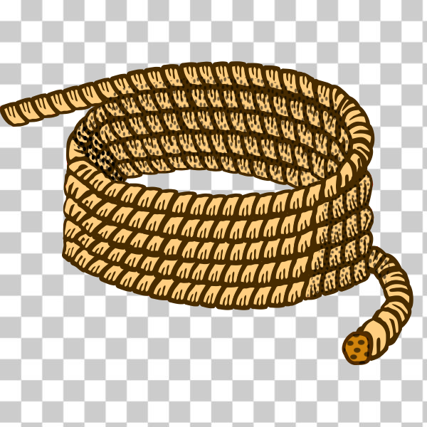 Free: SVG Coloured lineart vector image of rope - nohat.cc