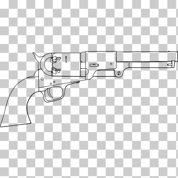Free: SVG Colt navy revolver - nohat.cc