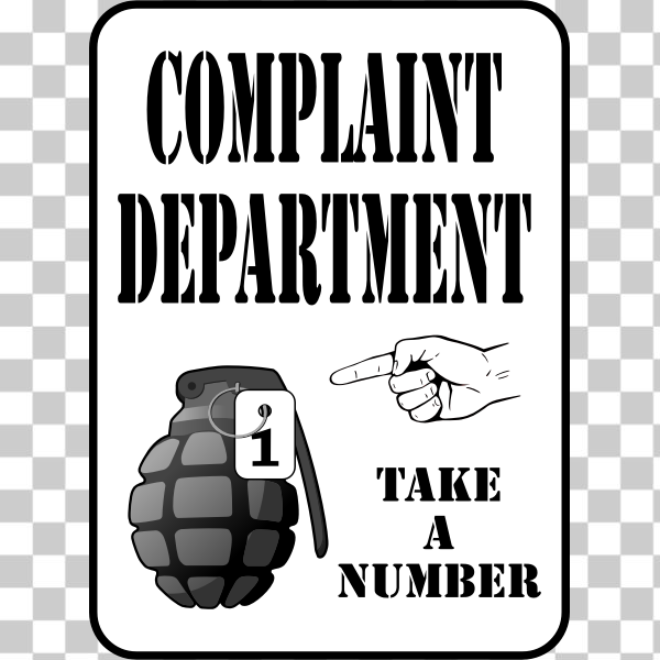 Free: SVG Complaint department - nohat.cc
