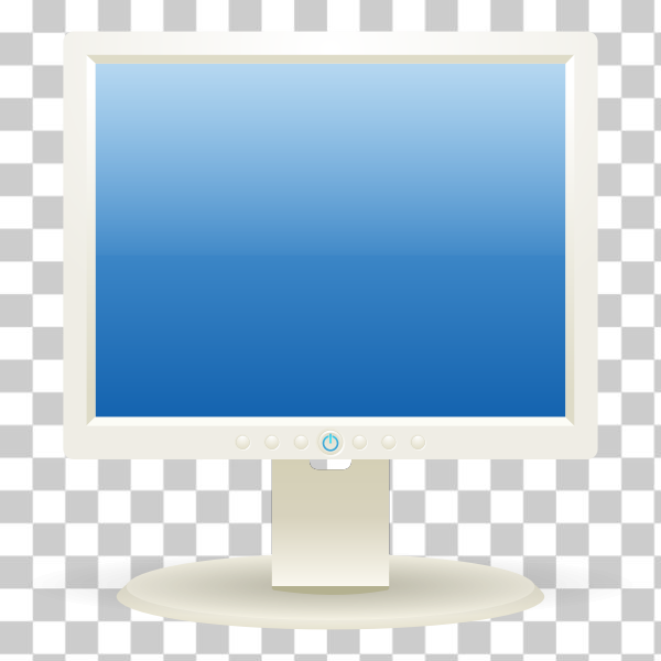 Free: SVG Computer LCD display vector graphics - nohat.cc